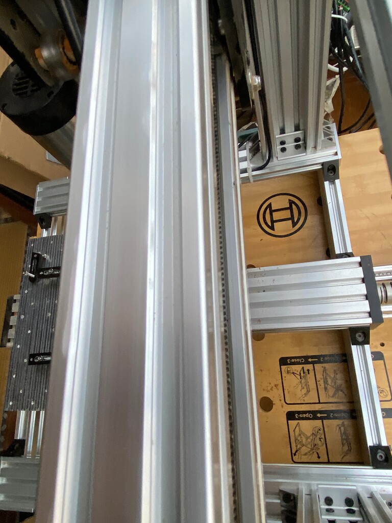 X軸フレームのへこみの原因について - 自作CNC - OpenSource Hardware オープンソースハードウェアのコミュニティ